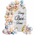 Honey Bee Arch Backdrop Cover, 6FT, Spring Florals Farm Plants ...