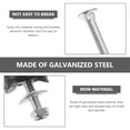 16 Pieces Trampoline Enclosure Pole Gap Spacers, Galvanized Steel ...