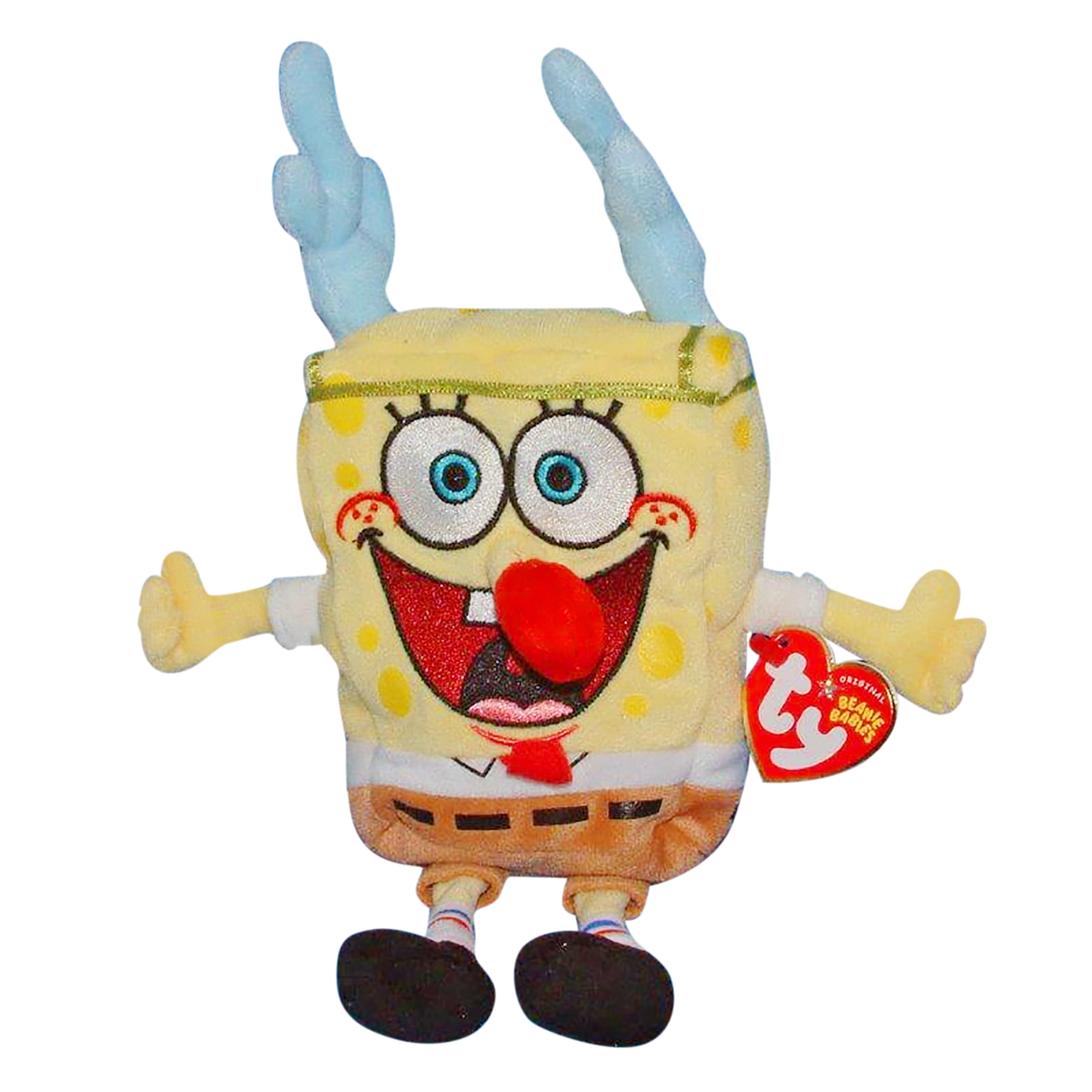 Ty Beanie Baby: SpongeBob SleighRide | Stuffed Animal - Walmart.com