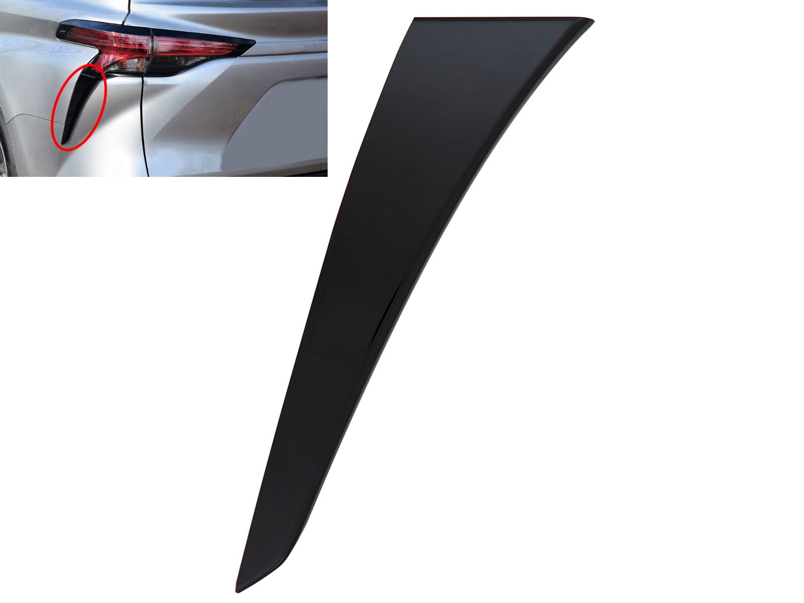 APA Replacement for Rear Bumper Trim 2021 2022 Sienna Driver Left Side ...