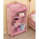 KidKraft Wooden Princess Bookcase with Crown Accent, Shelves and Hidden ...