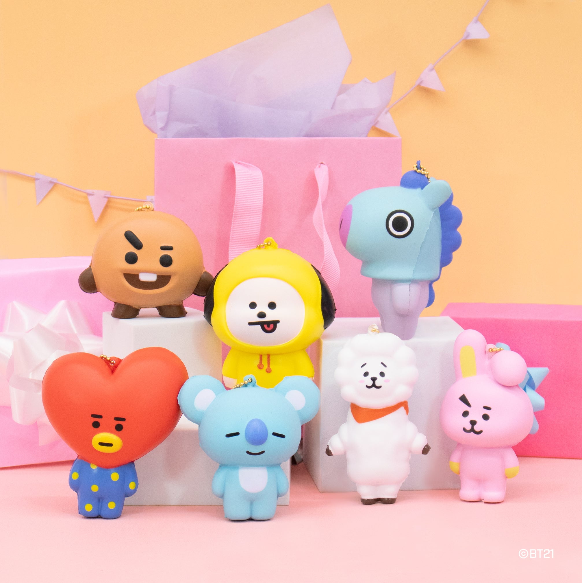 Buy Hamee BT21 Full Body Koya Cute Authentic Slow Rising Ball Chain ...