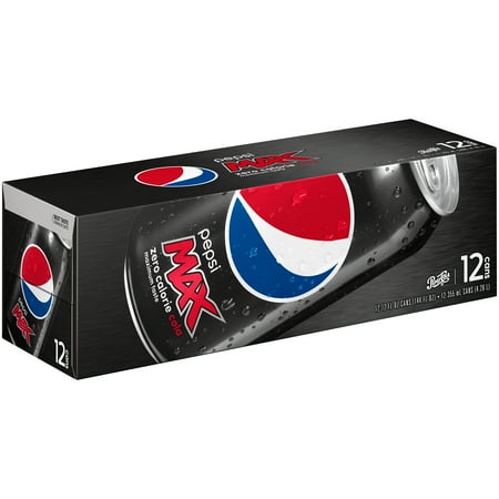 Pepsi Max 12 Pack 12 fl. oz. Cans - Walmart.com