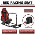 Supllueer G920 Racing Simulator Cockpit Wheel Stand with Seat ...