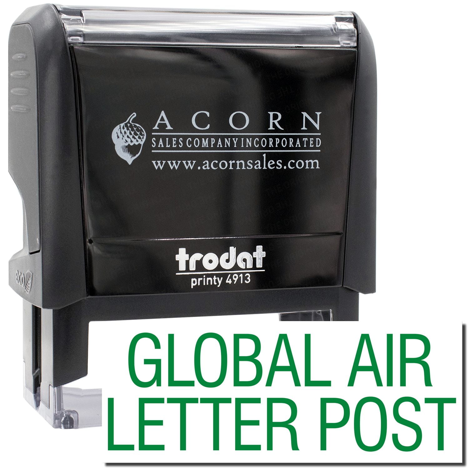 Large Self-Inking Global Air Letter Post Stamp, Trodat Printy 4913 ...