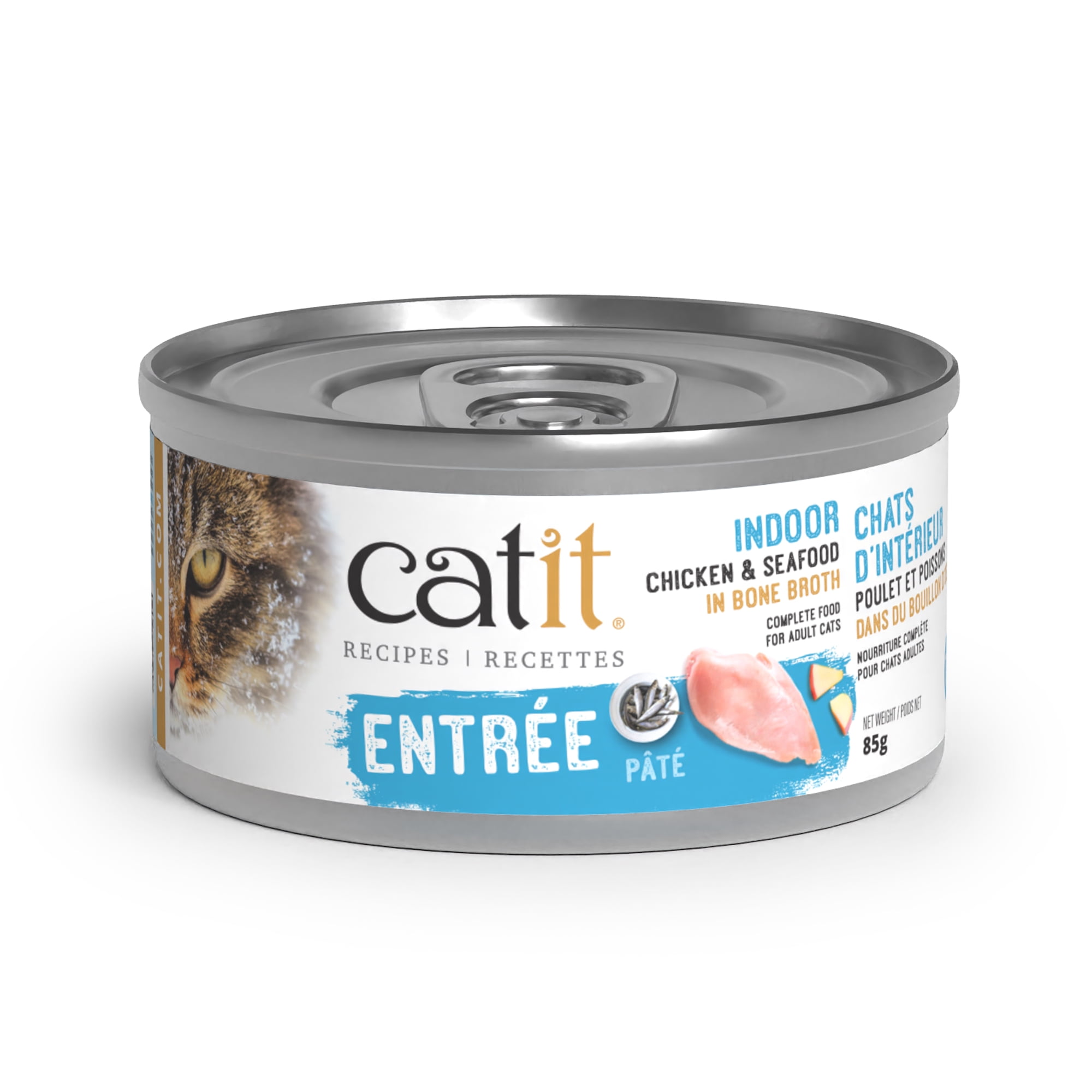 Click here for Catit Recipes Chicken & Seafood Entree In Bone Bro... prices