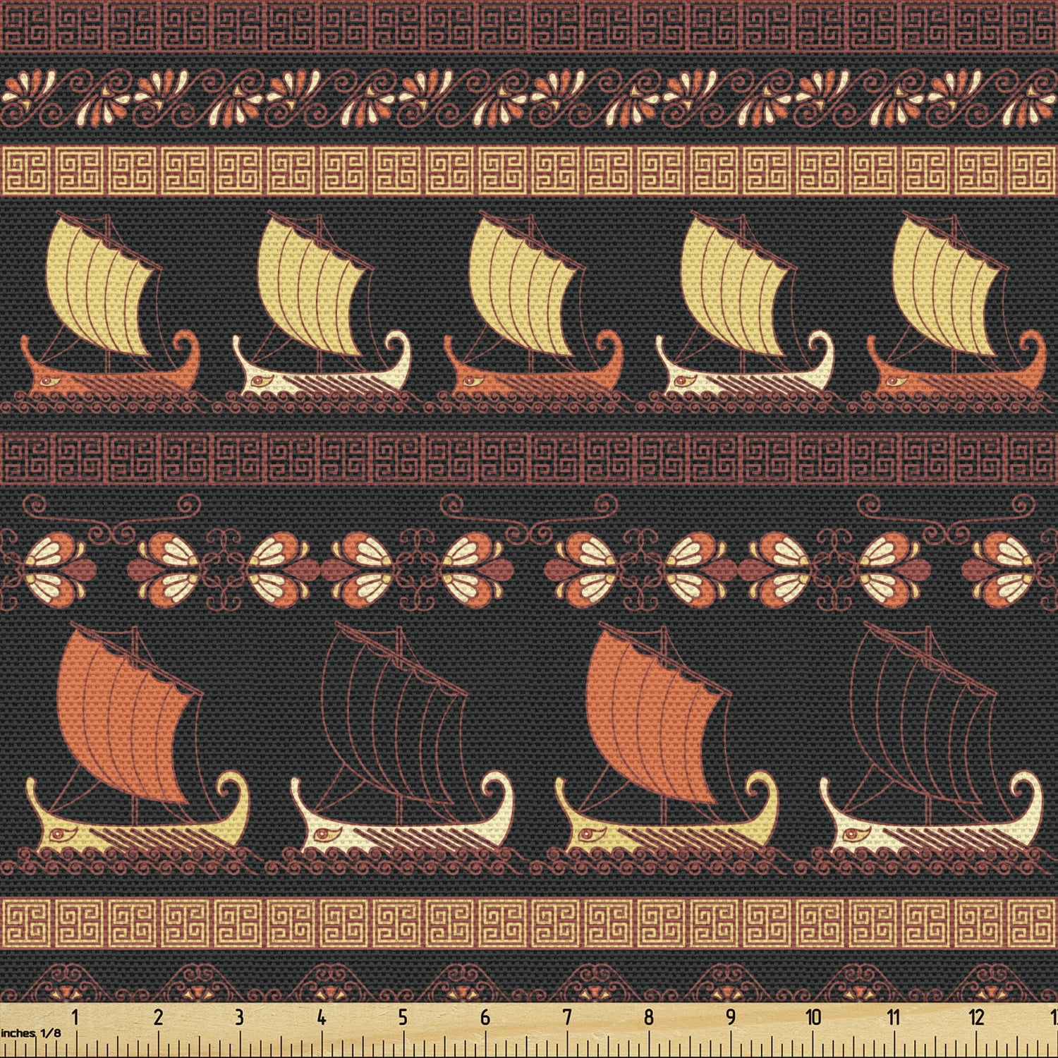 Odyssey Upholstery Fabric by the Yard, Repetitive Pattern of Greek ...