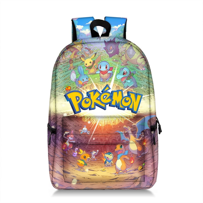 Seekfunning Pokemon Schoolbag Cartoon Cute Pikachu Primary School ...