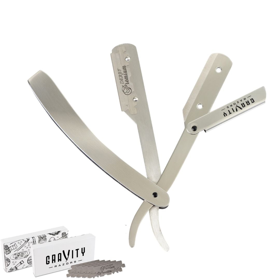 Professional Straight Razor - Minimal Exposure Straight Razor Kit with ...