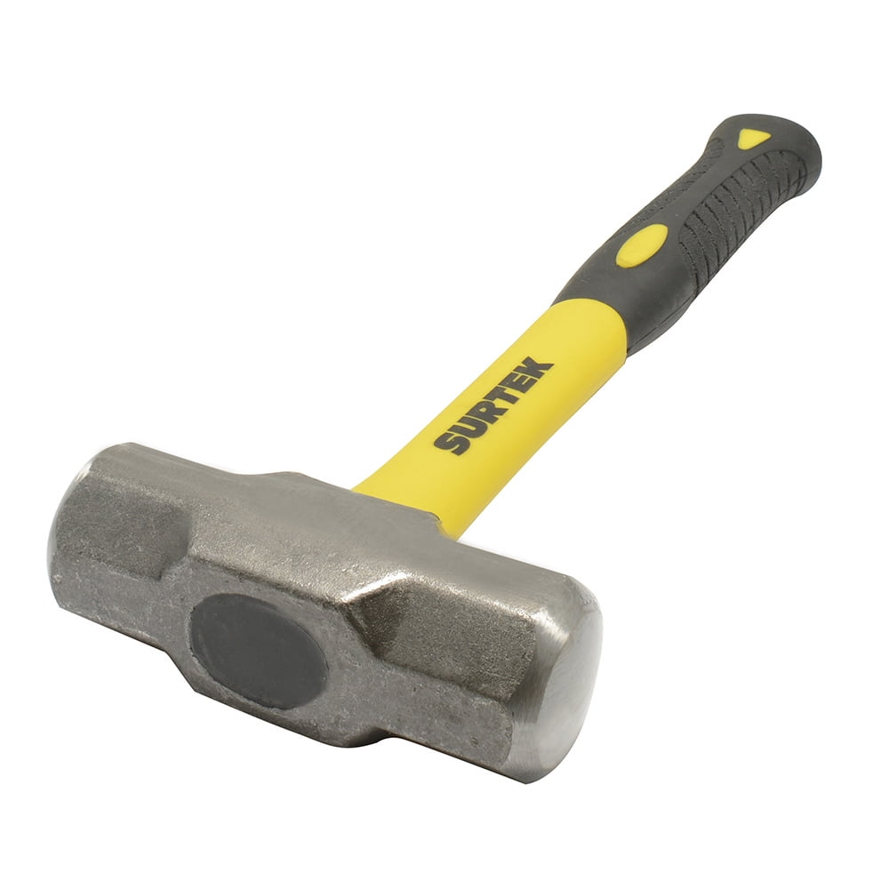 Octagonal 2-Pound Steel Hammer, Fiberglass Handle Surtek - Walmart.com