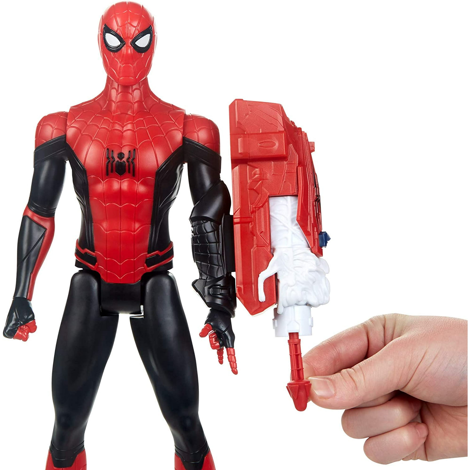 Hasbro Marvel Spider Man Far From Home Titan Hero Series Spider Man 12 Inch Scale Action Figure Toy With Titan Hero Power Fx Port
