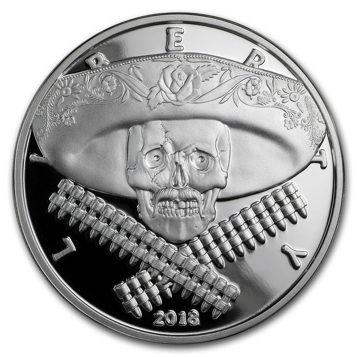 1 oz Silver Proof Round - Western Skulls (Mexican Bandito) - Walmart.com