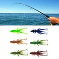 8 PCS Fishing Crawfish Lure Soft Shrimp Baits Lure Artificial Lure ...