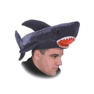 Shark Party Vertical Plush Shark Hat with Felt Teeth - Walmart.com
