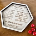 BESTSKY 2026 New Dice Game Wooden Tray,Handcrafted Board with Storage ...
