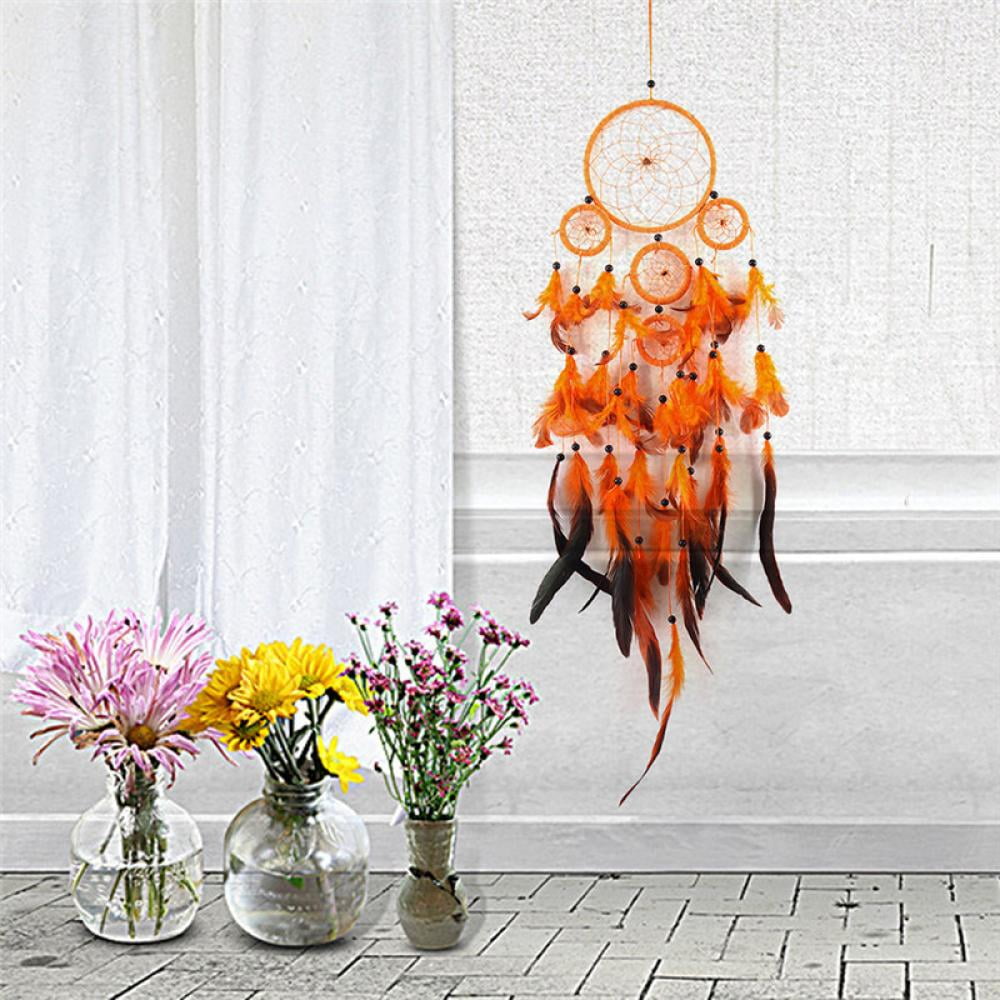 5 Net Fluff Dream Catcher Wall Hanging Car Decor Craft Home Room ...