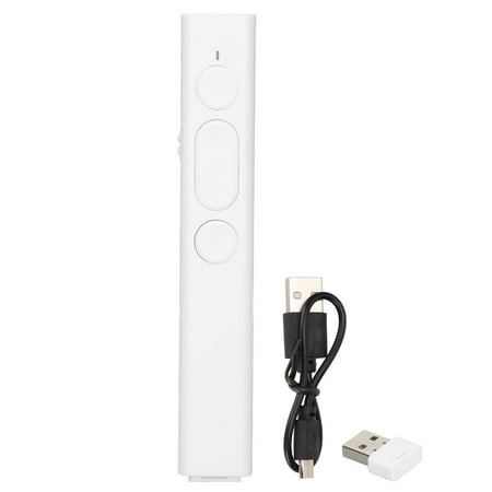 Wireless Presenter Remote,Presentation Clicker Lithium Battery Computer ...
