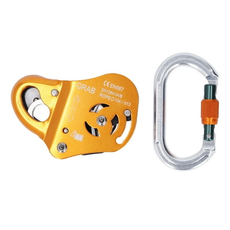 Movable Rope Grabber,Outdoor Mountaineering Movable Rope Climbing Fall ...