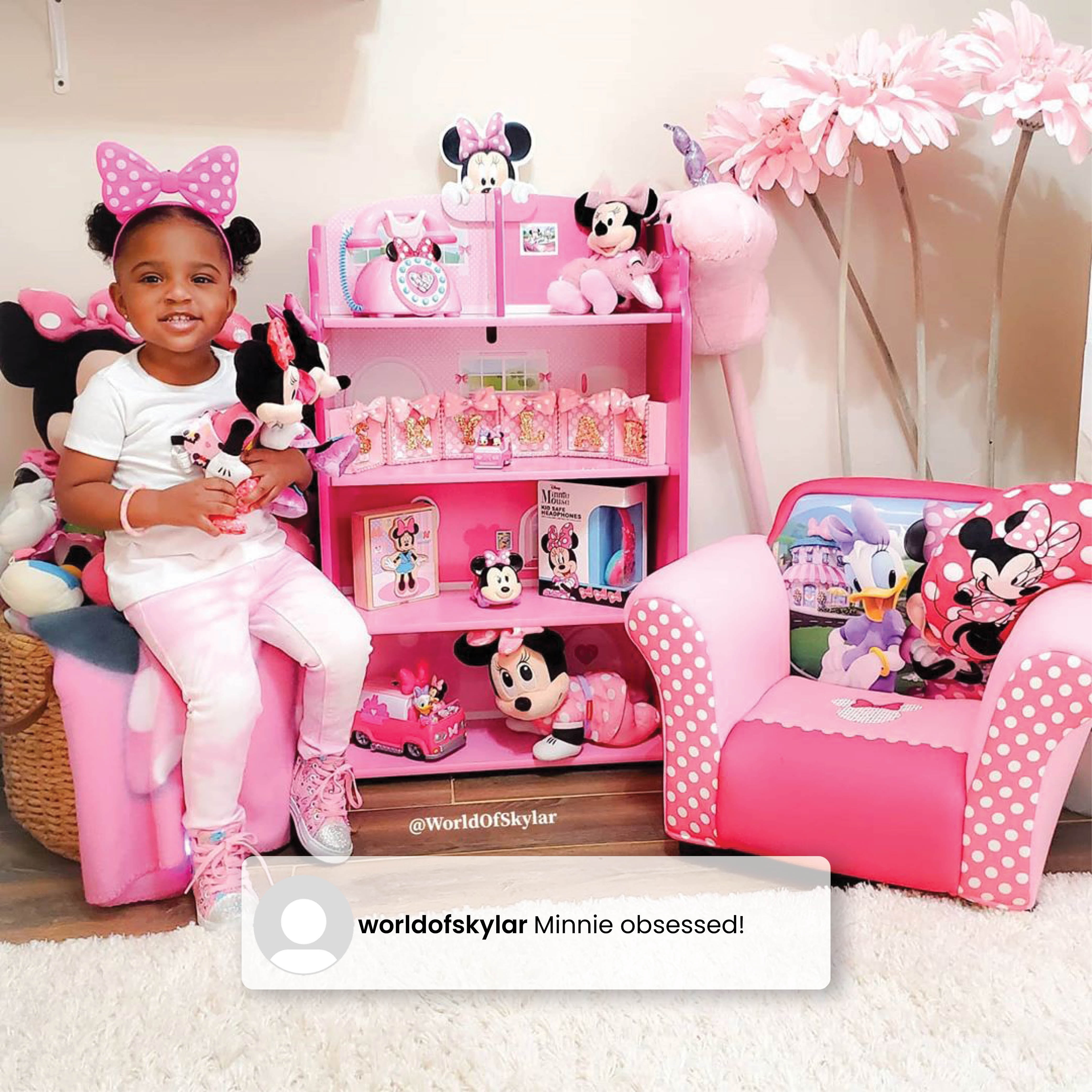 Minnie mouse bookshelf store