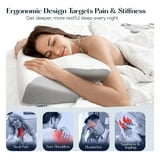 Sutera Dream Deep Memory Foam Orthopedic Contour Bed Pillow - Walmart.com
