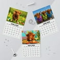 Highlands Cow Calendar For 2026 With Paper Material For Wall Display ...