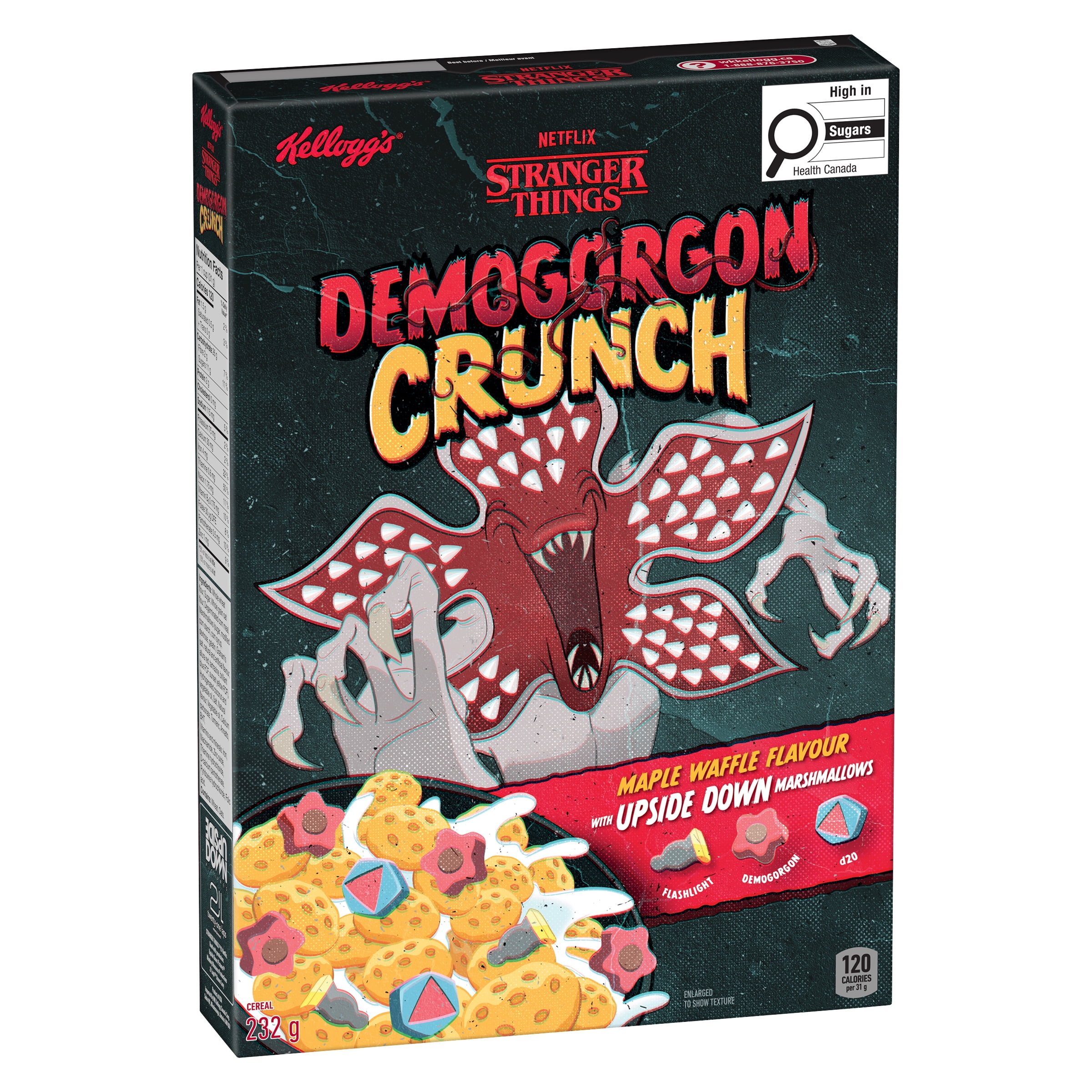 Stranger Things Demogorgon Crunch Cereal 232gX10 - Walmart.ca