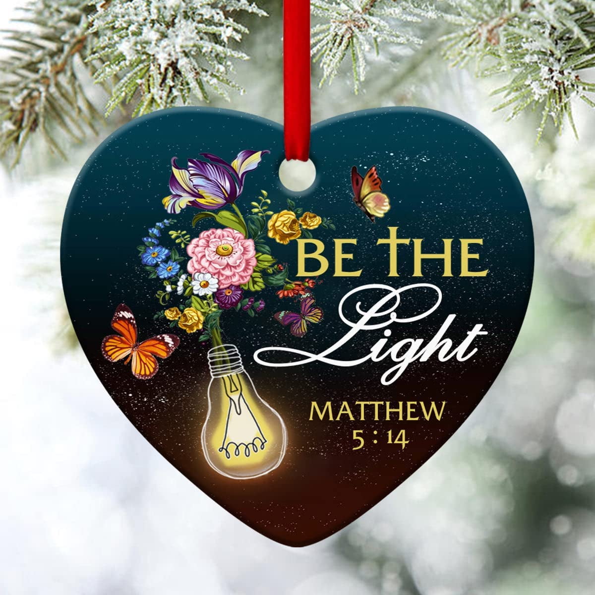 Buy Jesus Faith Cross Ornament You are The Light of The World ...