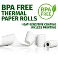 YUYAN-(100) Gorilla Supply Coreless Thermal Paper 2 1/4 x 16, 1ply ...