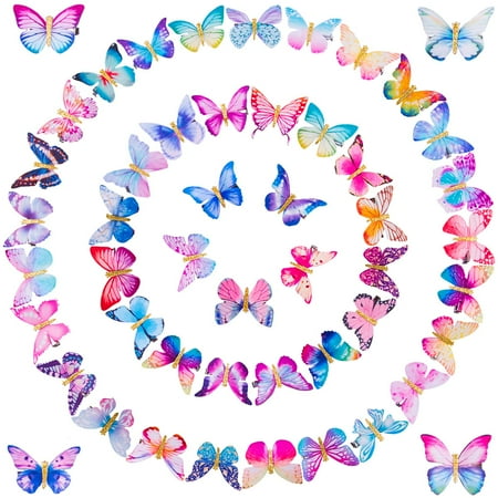 50 Pcs Butterfly Clips 90s Butterfly Hair Clip Alligator Hair Clips ...