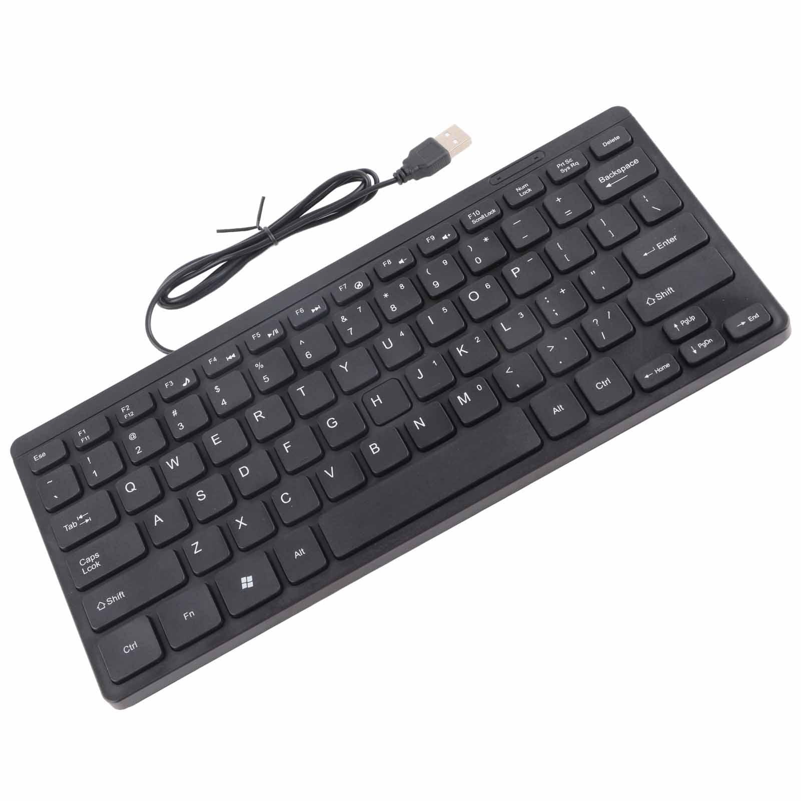Teclado USB, Mini Teclado Con Cable para Portátil para la Computeradora ...