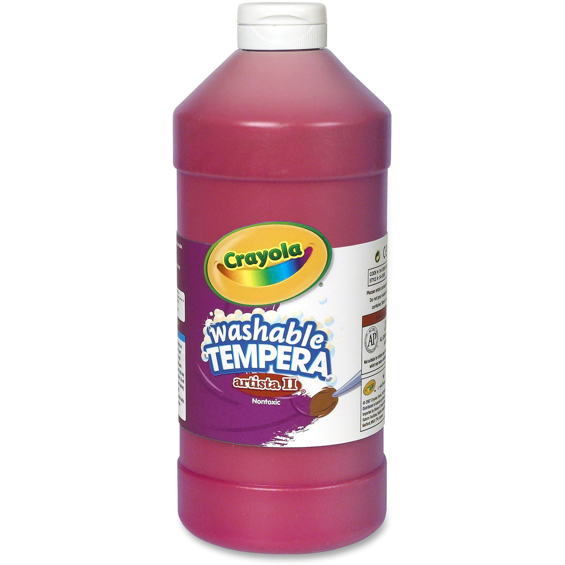 Crayola Red Washable Tempera Paint, 32 ounce Squeeze Bottle - Walmart.com