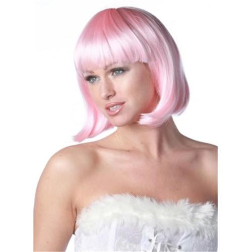 Wicked Wigs 812223010748 Deluxe Pink Charm Wig Adult - Walmart.com