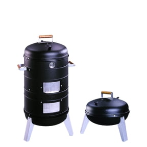 EasyGo Products Big Bad Barrel BBQ Smoker Grill, 5-in-1 Smoker, Grill ...