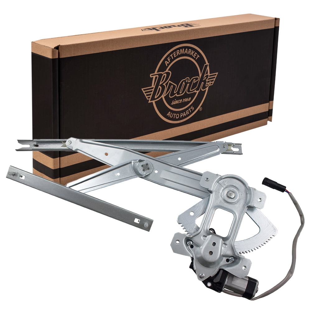 Brock Replacement Passengers Rear Power Window Lift Regulator w/ Motor ...