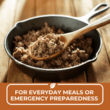 Nutristore Freeze-Dried Ground Beef Stew Meat, Groceries Food No. 10 ...