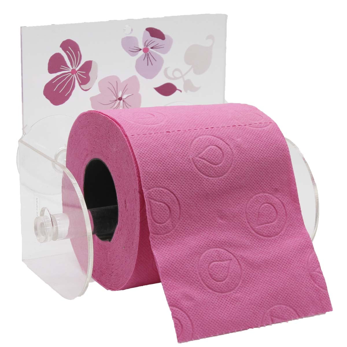 Softies Toilet Paper Holder One Roll Tissue Dispenser Suction Mounted ...