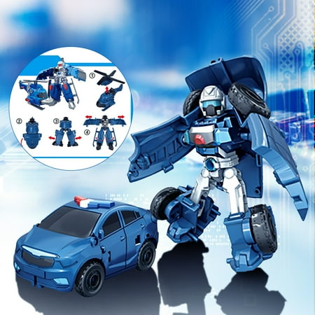 VISALY 5-in-1 K-ing K-ong Robot Car Body Deformation Robot A-utobot Boy ...