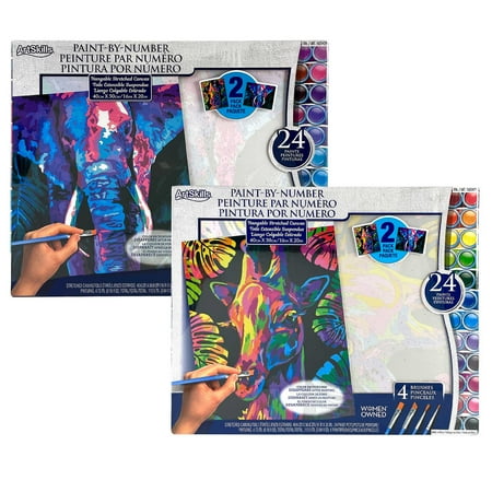 ArtSkills Adult Paint by Number Kits 2-pack - Walmart.ca