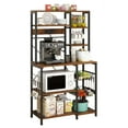 Ktaxon 6 Tier Bakers Rack for Kitchen with Storage Shelf and Power ...