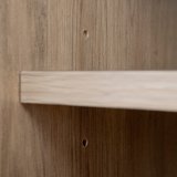 South Shore Balka TV Stand, Rustic Oak and Faux Rattan - Walmart.com