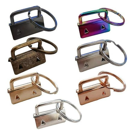 1 Inch Key Fob Hardware Tail Clips Set Of 100 With Ring Metal Iron Clip ...