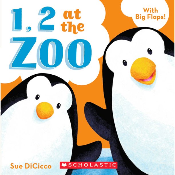 1, 2 at the Zoo (Board book) - Walmart.com