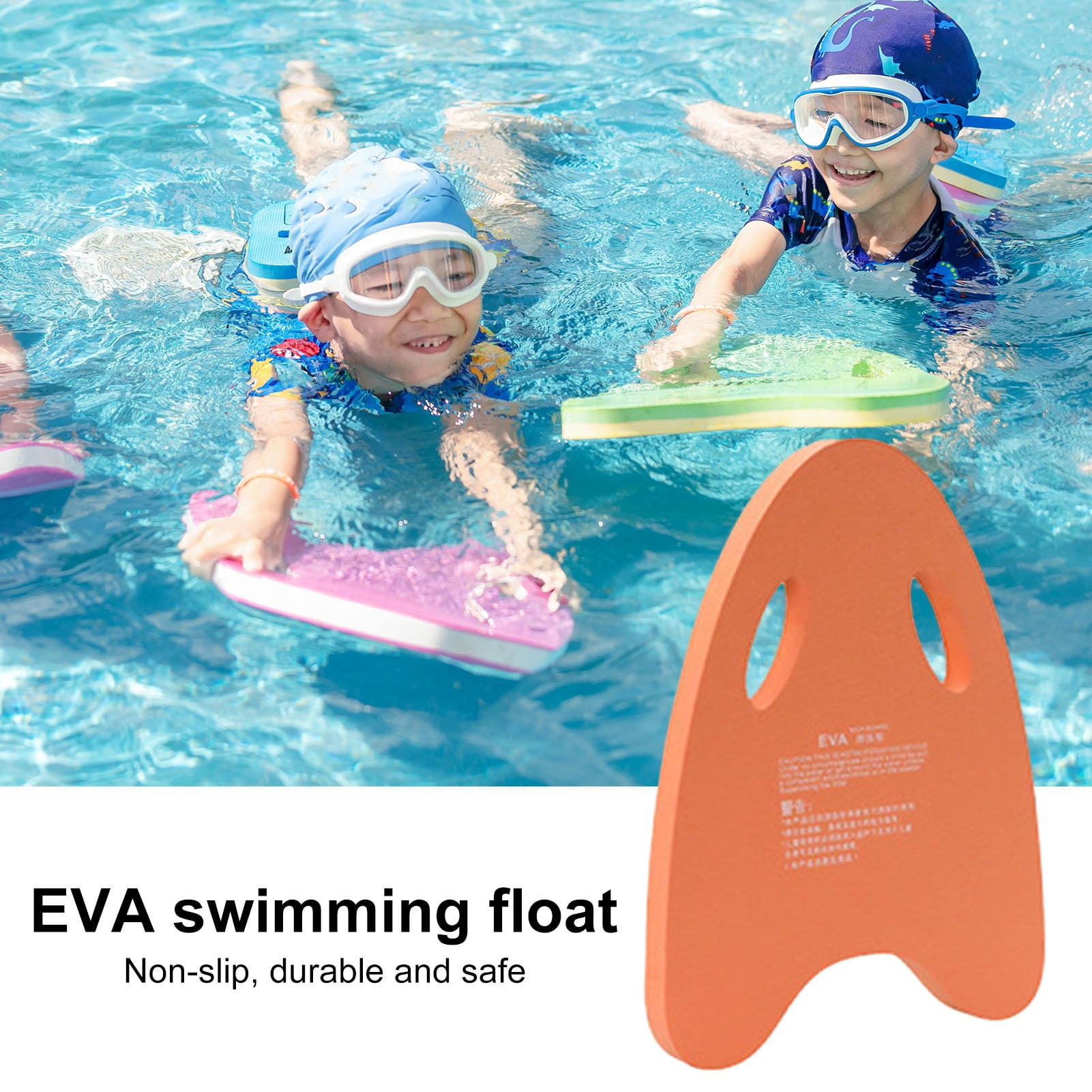 Walbest Swimming Kickboard with Handle, Easy Grip Anti-slip Float Kick ...