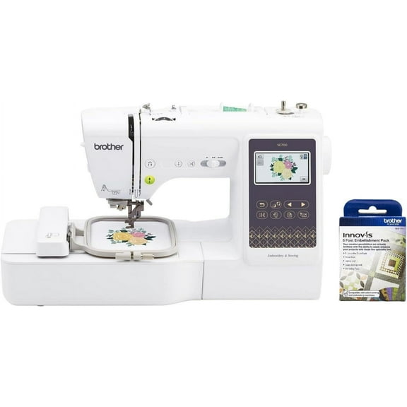 Brother SE700 Electric Quilting & Computerized Sewing Machine with 135 ...