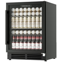 24 Inch 94 Can and 27 Bottle Dual Zone Wine & Beverage Refrigerator ...