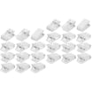 Advantus Panel Wall Clips for Fabric Panels, Standard Size, White, 20 ...