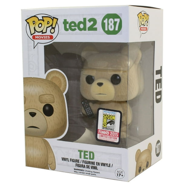 Funko POP! Movies - TED 2 Vinyl Figure - TED (Flocked) *Exclusive ...