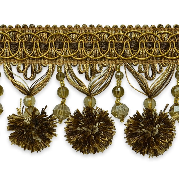 Expo Int'l 5 yards of Zoe Ball & Bead Tassel Fringe - Walmart.com