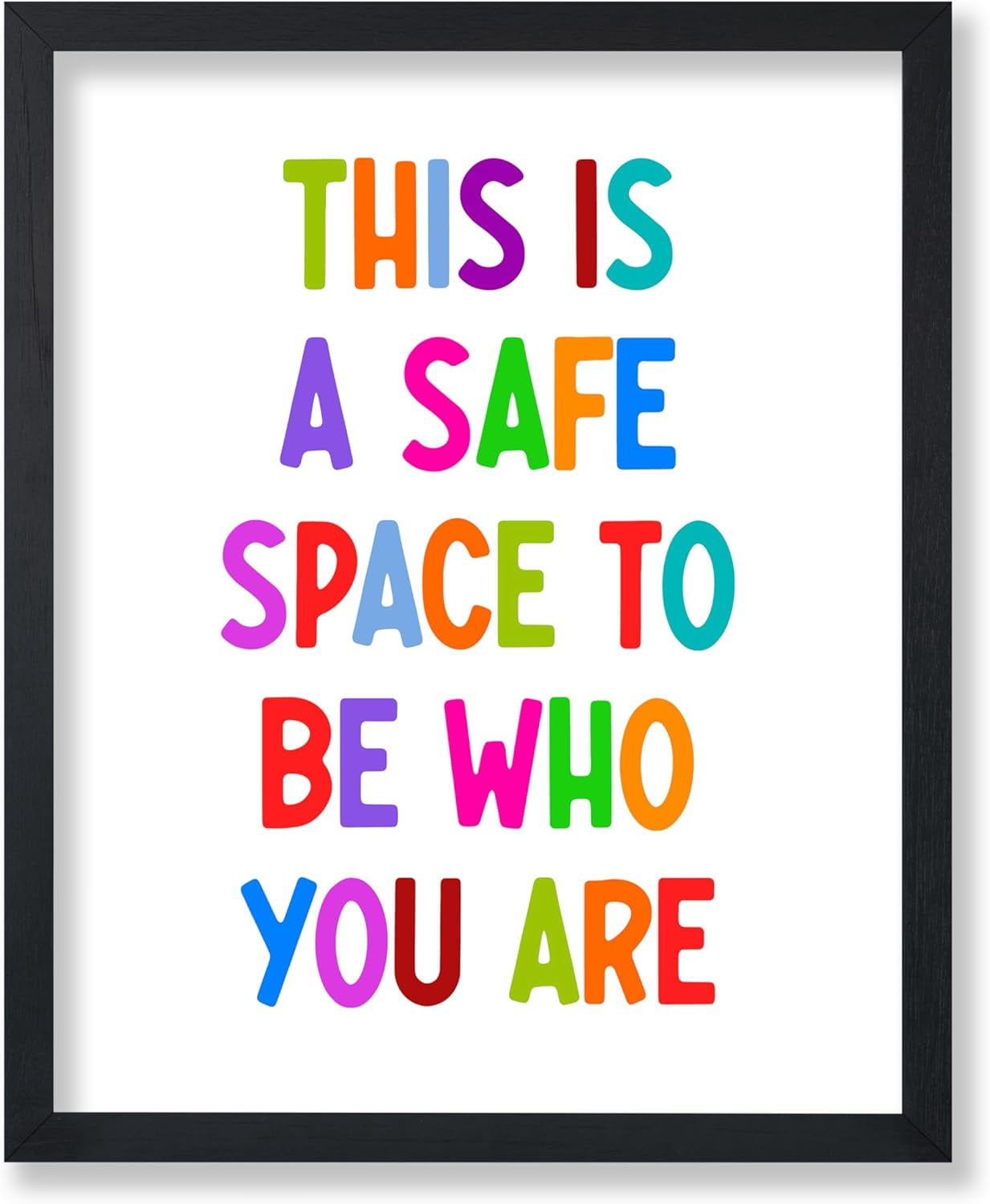 shiyou-Safe Space To Be Who You Are Poster - Self Expression Print ...
