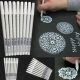 White Gel Ink Pen Artist Archival Fine Tip Sketching Drawing Pen ...